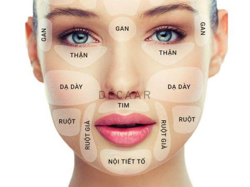 #Vị Trí Mọc Mụn Trên Khuôn Mặt Có Ảnh Hưởng Thế Nào?